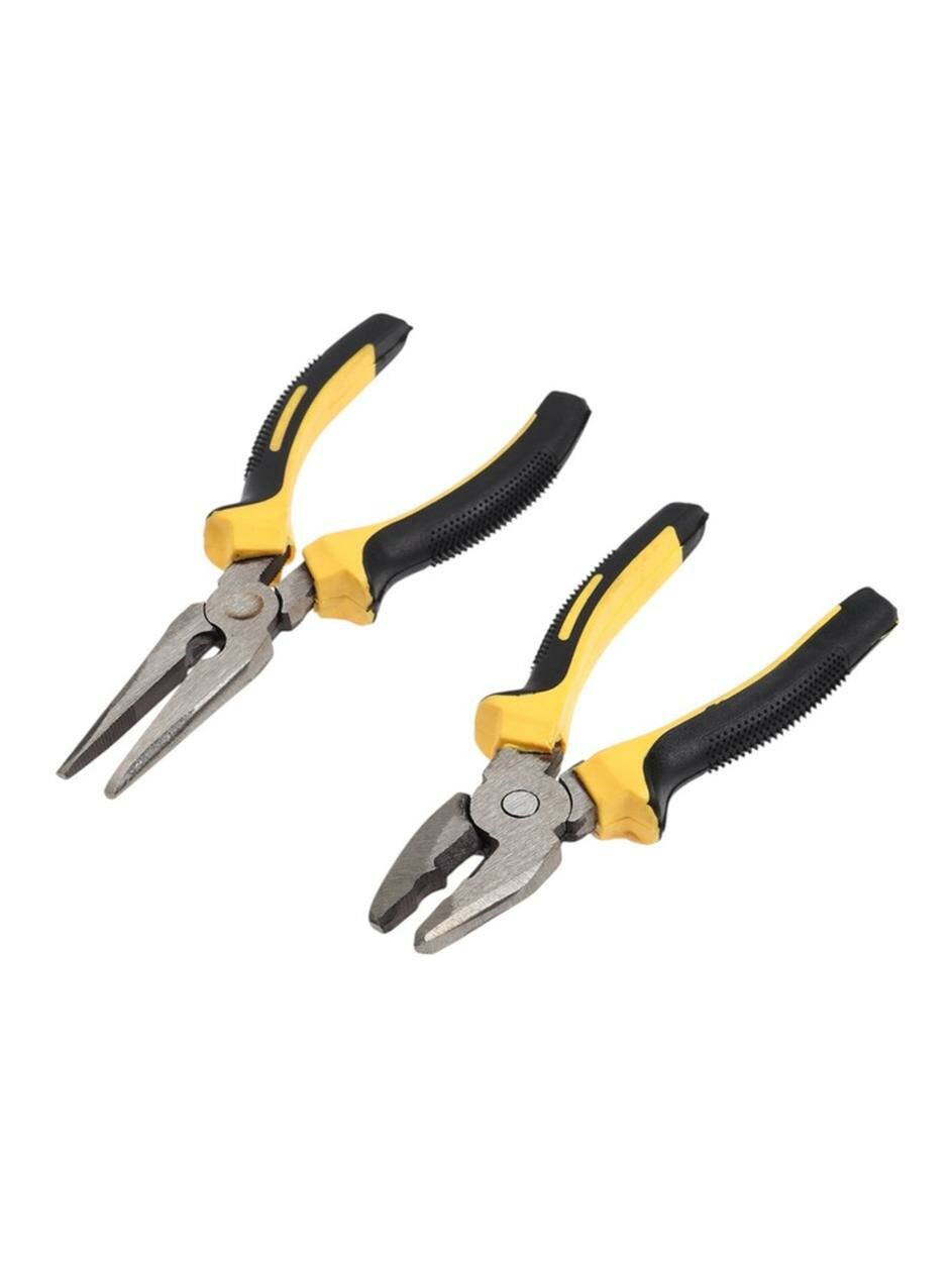 Набор шарнирно-губцевого инструмента ЛОМ, плоскогубцы и длинногубцы, 160 мм