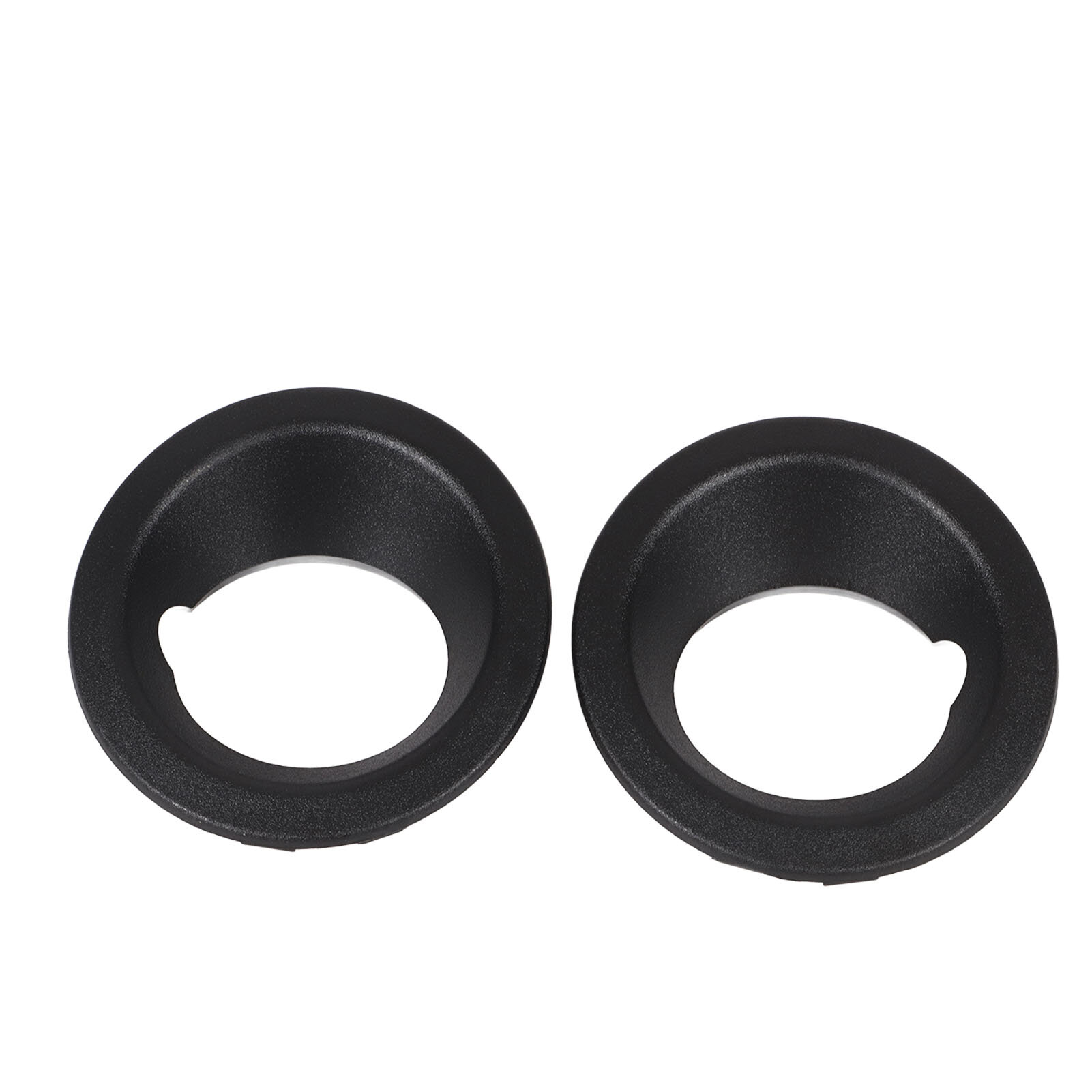 2шт Кольцевая крышка противотуманной фары (арт. 51113400912) для BMW X3 E83 2004-2006, черная