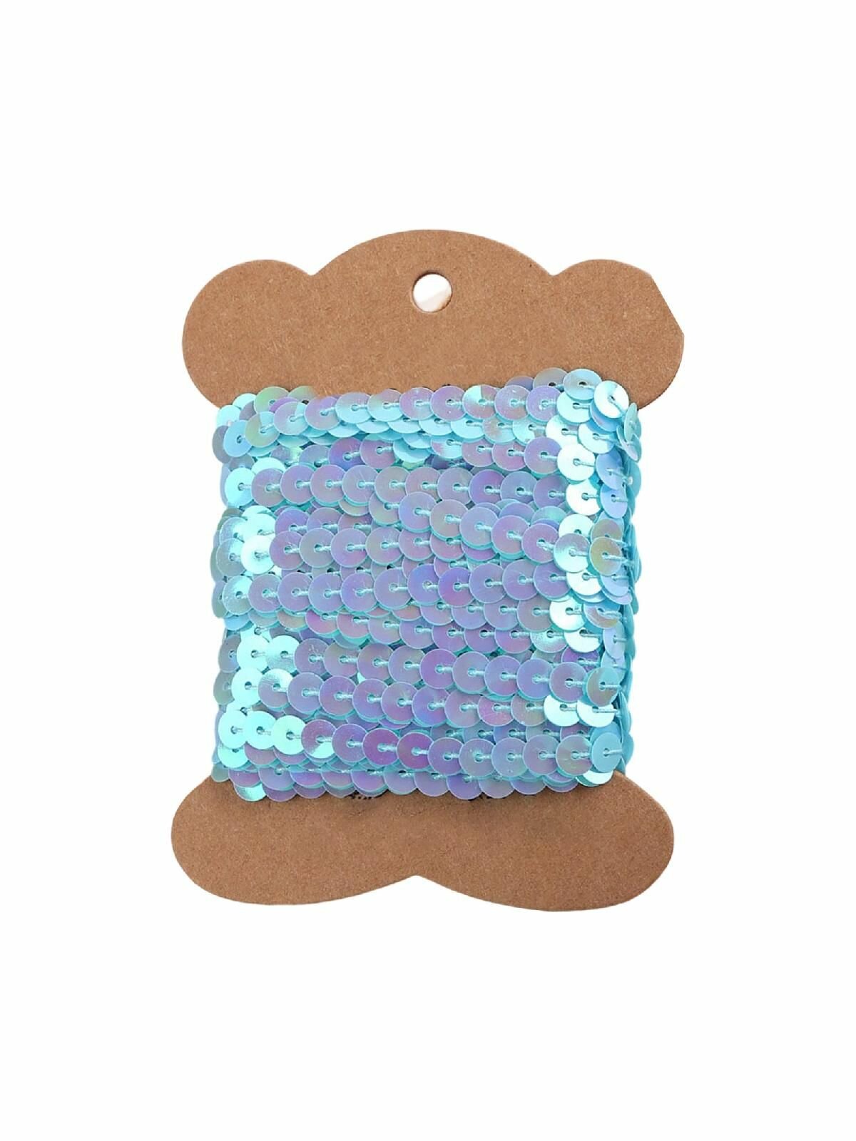 Яркие пайетки для сценических костюмов и шитья, светло-синий