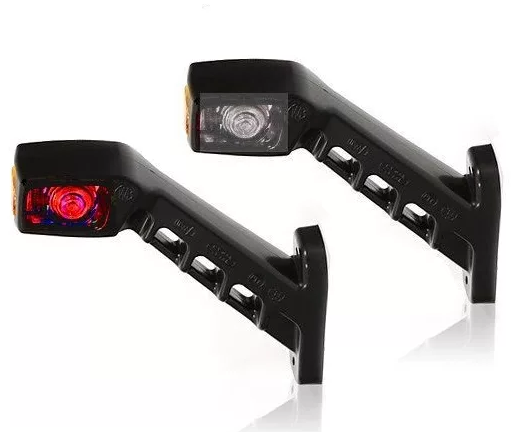 Фонарь габаритный универсальный левый (рога) фг-22-02 4диода led 24в