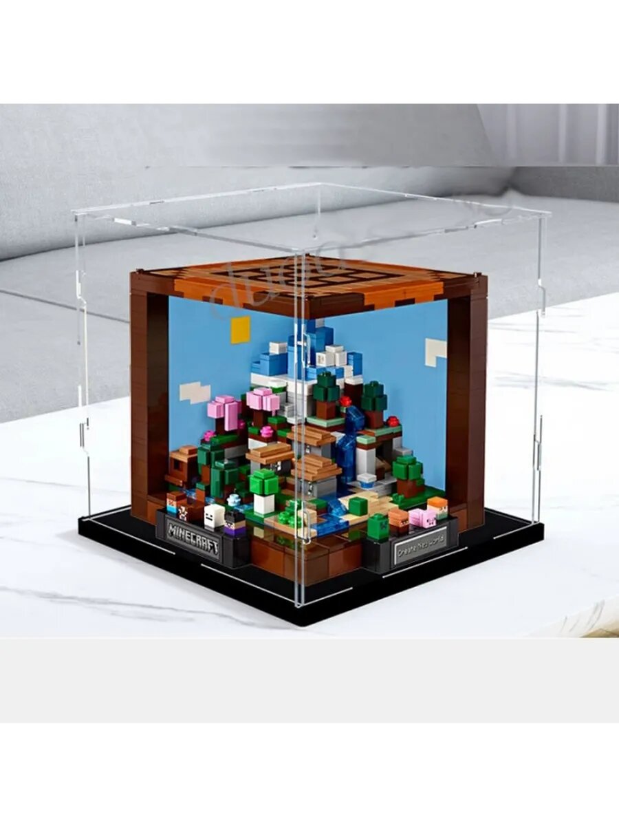 Конструктор Лего 21276-Мир, Мастерская + HD коробка