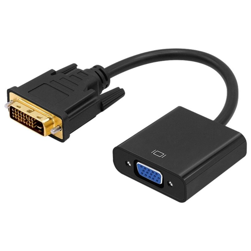 Конвертер DVI24 + 1 мужской в VGA женский 1080P HD видео конвертер-1 шт.