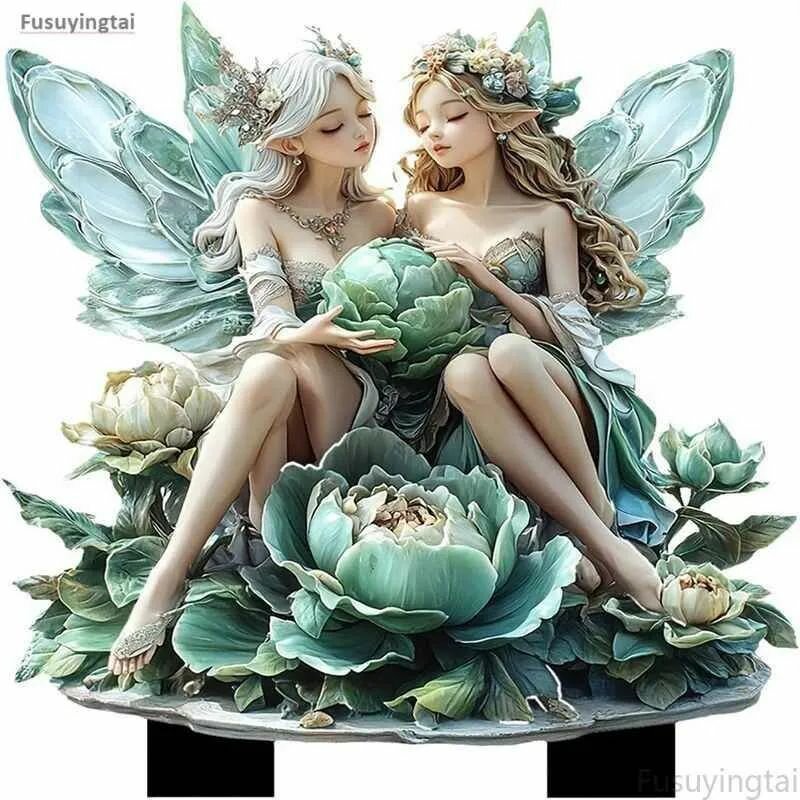 Украшение для цветочного горшка в виде феи 2DFusuyingtai