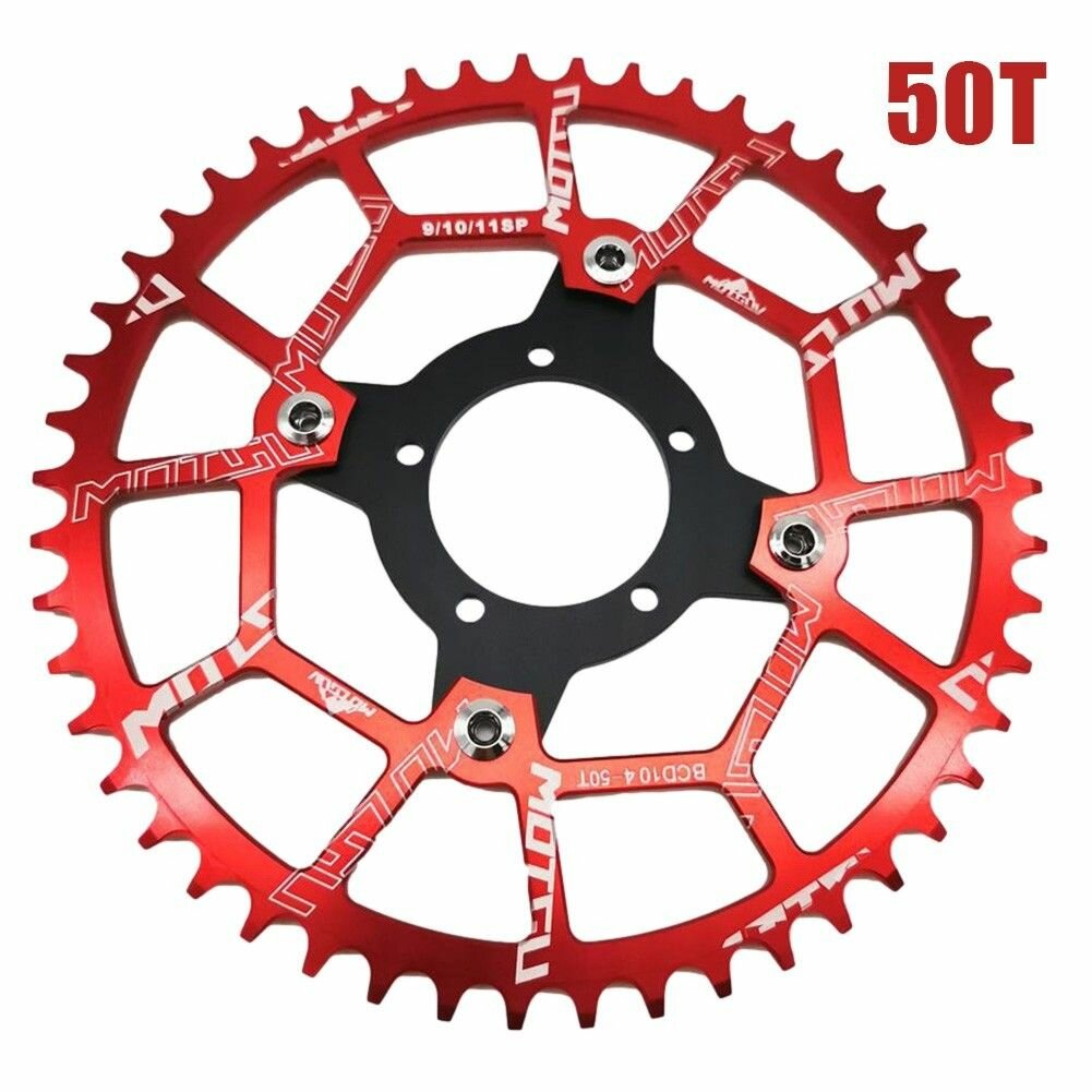 Электрический велосипед EBike Chainring 44-52T для Привода Bafang BBS01 02B BCD140mm