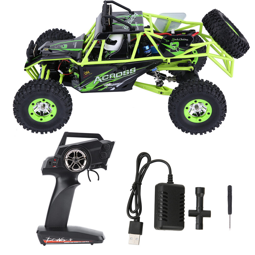 Wltoys 12428, обновленная версия, 4WD 2,4 ГГц, масштаб 1/12, электрический радиоуправляемый гусеничный автомобиль с USB-портом