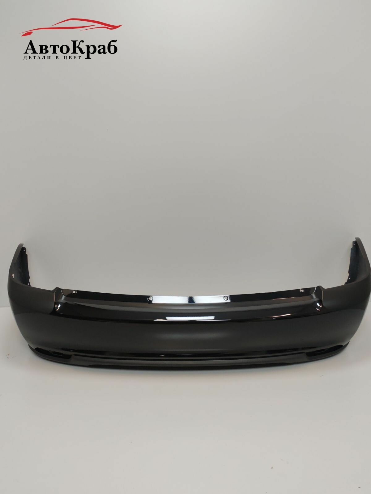 Бампер задний в цвет Приора 2 хэтчбэк 21724 2013 - 2018 г, 665 - космос, черно синий