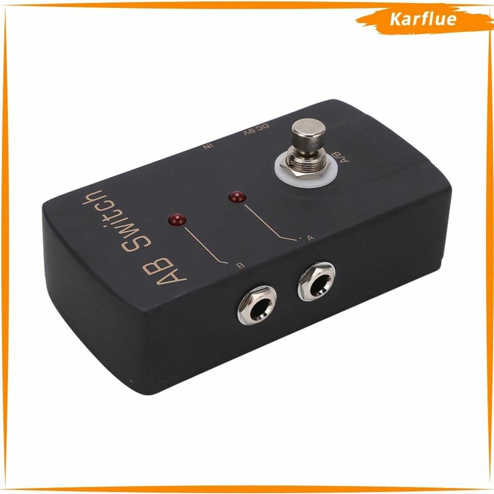 Эффектный педаль AB Switch, прочный металлический корпус, для электрогитар