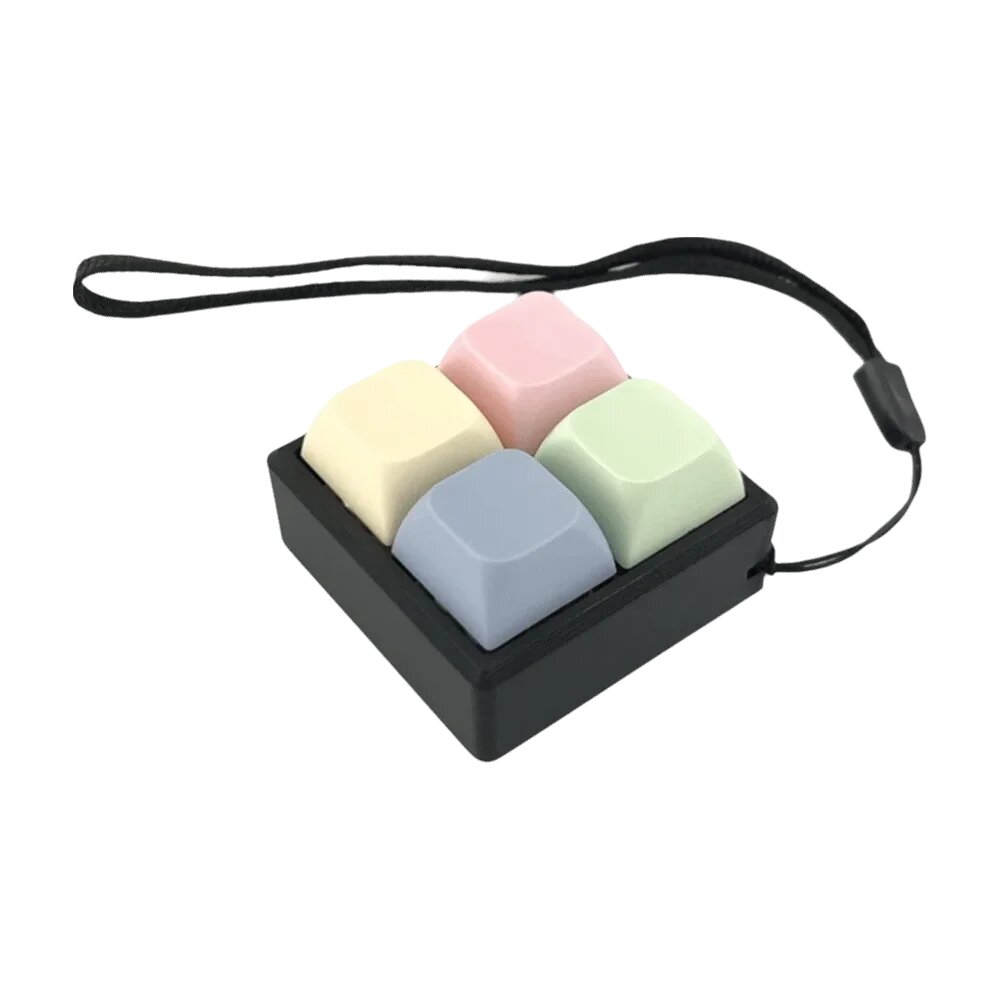 3/4/9 клавиш антистресс кнопка-кликер колпачок брелок для ключей на палец колпачки для клавиатуры игрушка DIY клавиатура-кликер игрушка для взрослых для облегчения