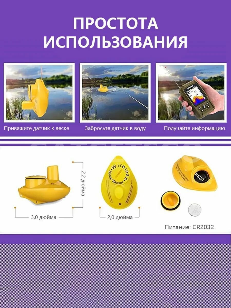 Датчик для эхолота Lucky — фото 1