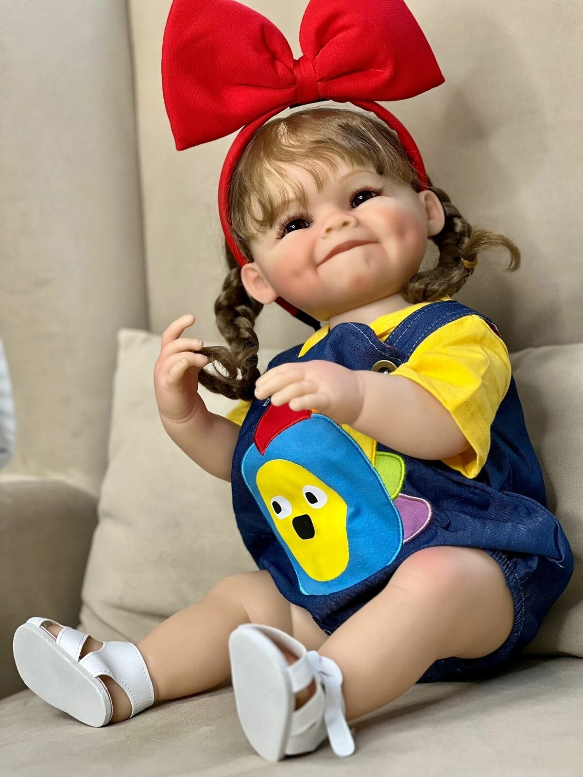 Кукла Реборн виниловая 55 см