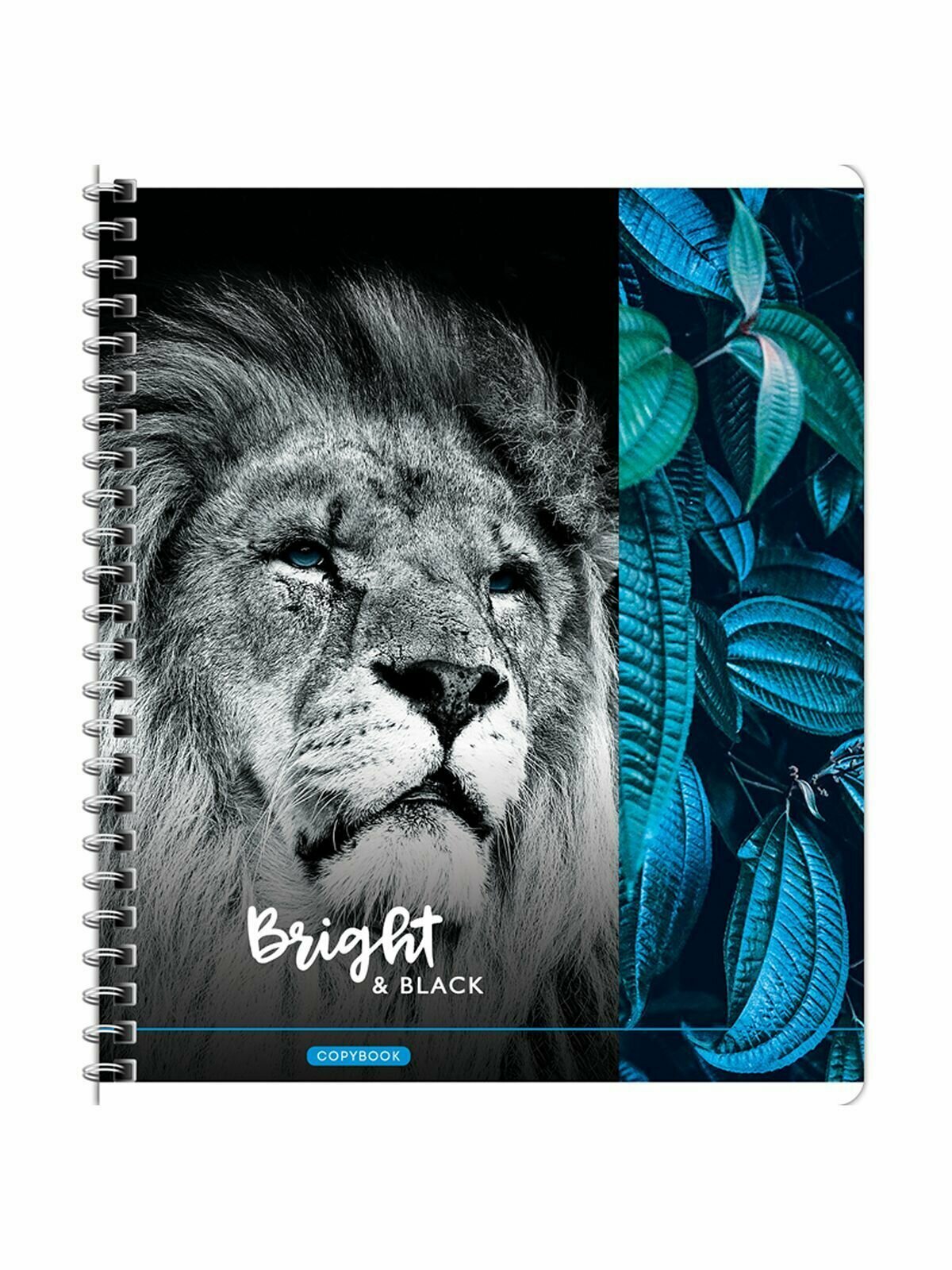 Тетрадь 80л, А5, клетка на гребне Животные (Т80спкГЛ_26757)