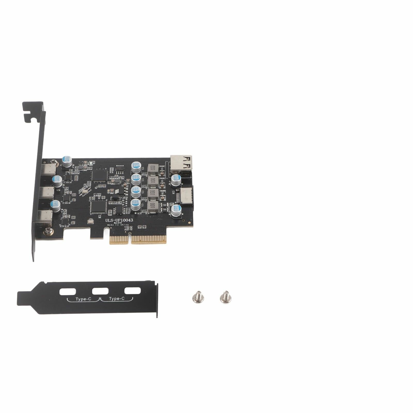Карта контроллера PCI-E to Type-C, USB 3.2, 19-pin, для ПК
