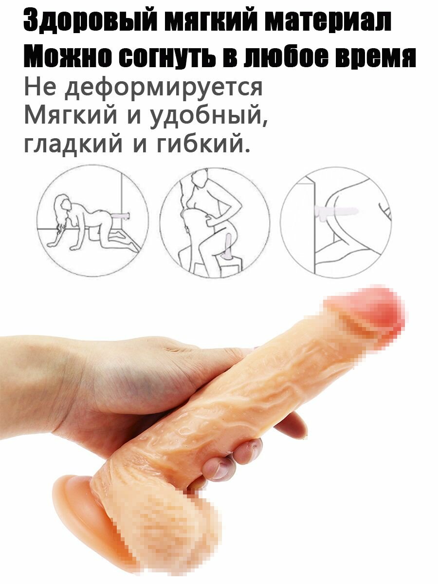 Фаллоимитатор, 21.54см — фото 1