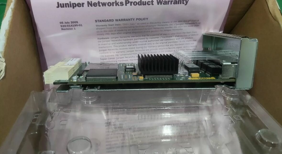 Интерфейсный модуль Juniper PE-4FE-TX — фото 1