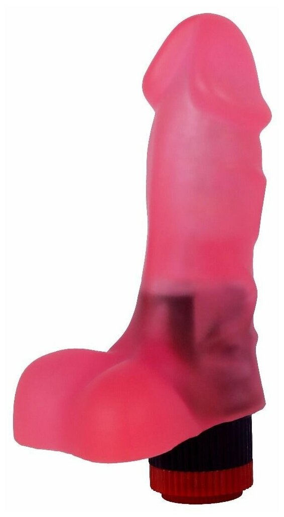 Вибратор-реалистик LOVETOY, гелевый, 16.5 см, розовый