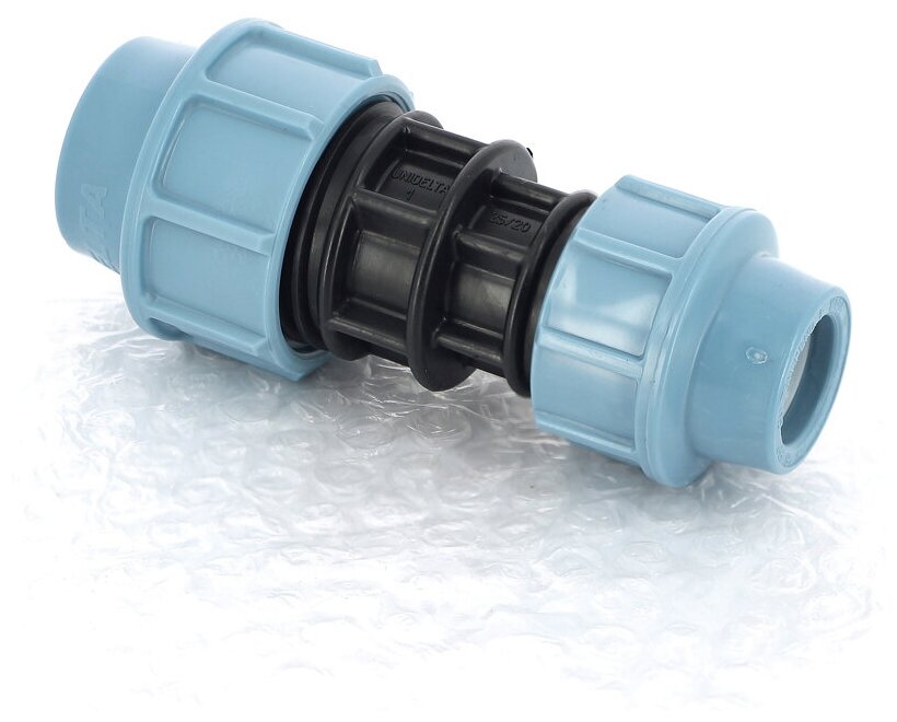 Муфта переходная 25 х 20 обжимная для ПНД труб UNIDELTA