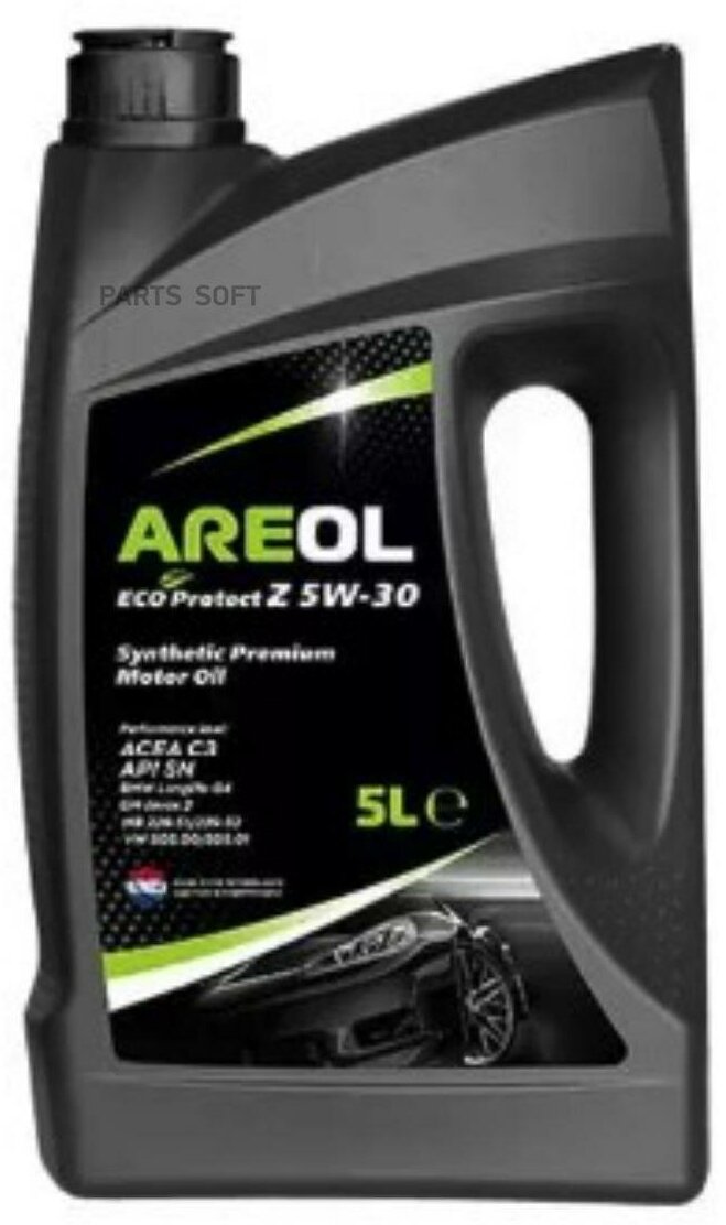 AREOL 5W30AR006 AREOL ECO Protect Z 5W30 (5L) масло моторное! синт.\ACEA C3, API SN, MB 229.51/229.52, VW 505.00/505.01