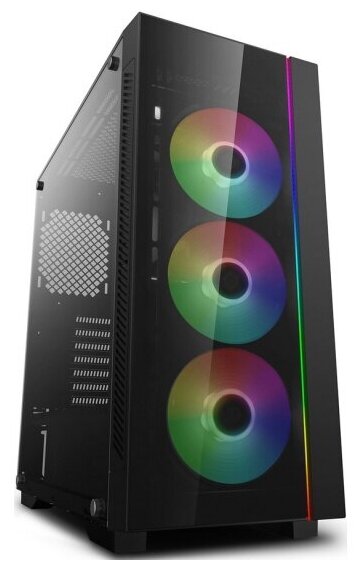 Корпус ATX Без БП Deepcool Matrexx 55 V3 ADD-RGB 3F, черный