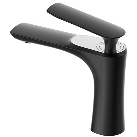 Смеситель для раковины Bravat (F1390424BW-RUS) черный