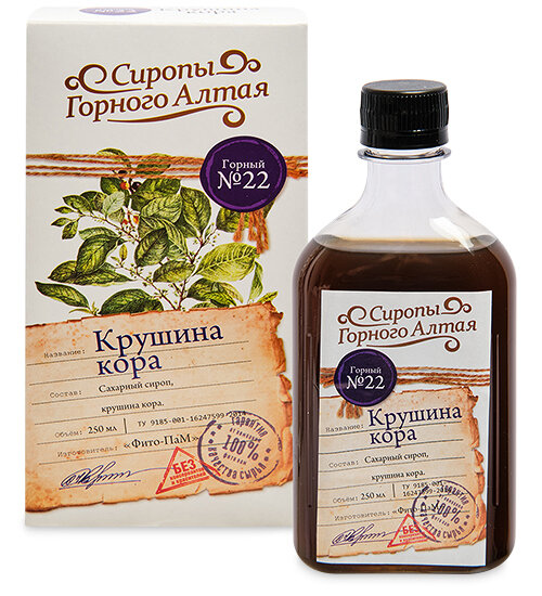 Сироп Горный №22 - Крушина, 250мл FP-06/22 113-85848