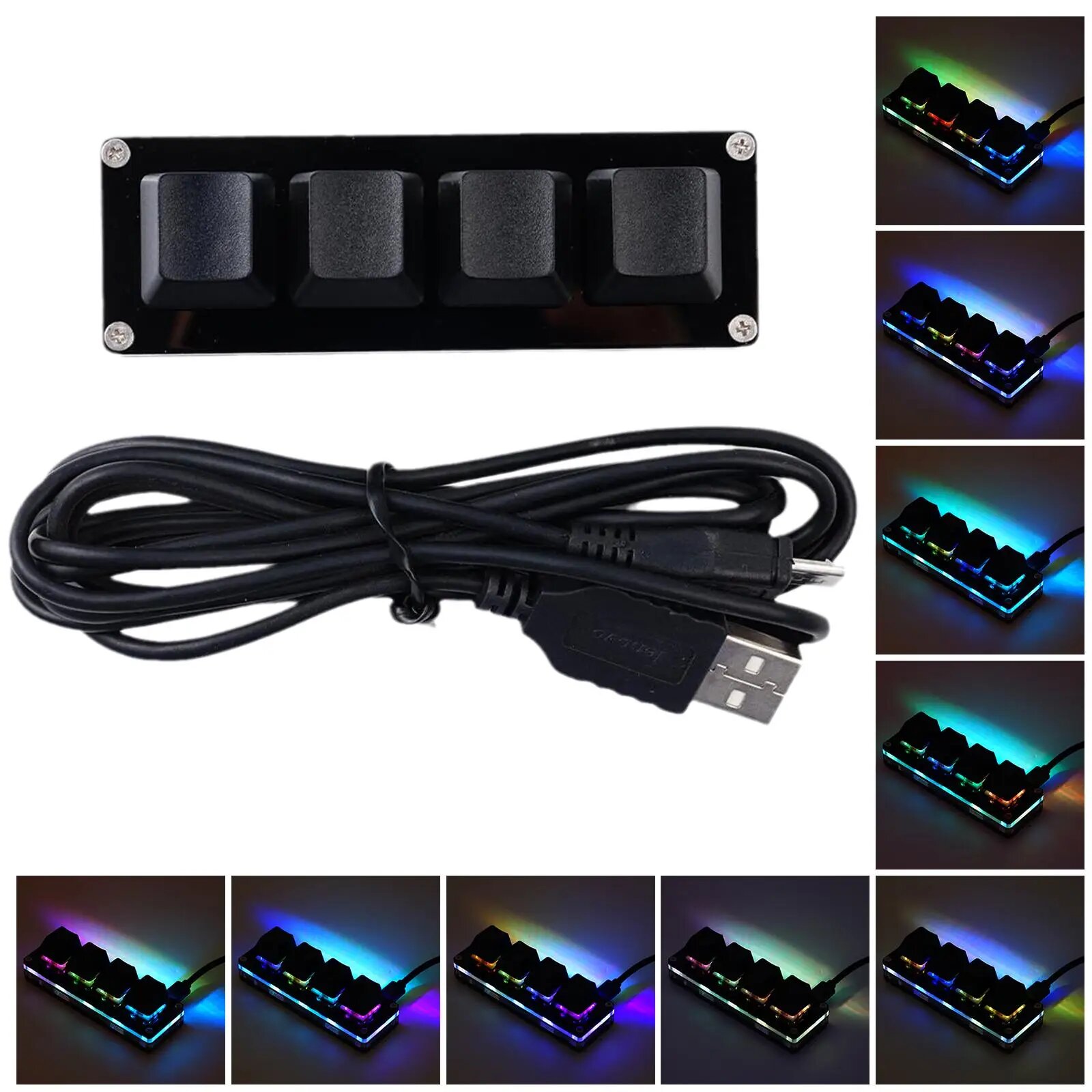 Механическая мини-клавиатура Sayo 2/4/6/7/8/9/12/16/24 клавиши 4keys