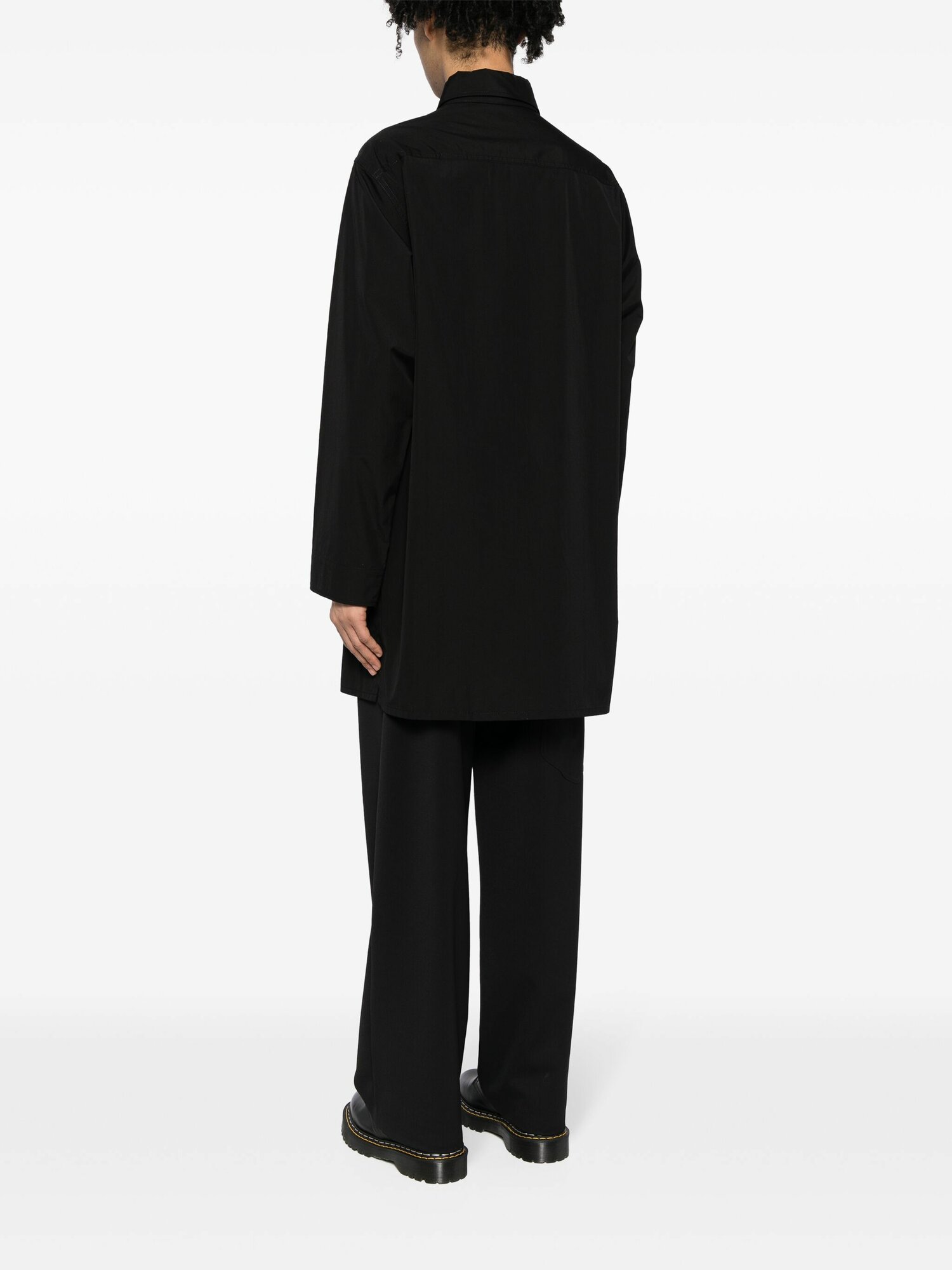Рубашка Yohji Yamamoto, размер 2, black / black — фото 1