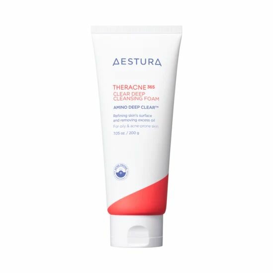 AESTURA Очищающая пенка для проблемной кожи Theracne 365 Clear Deep Cleansing Foam