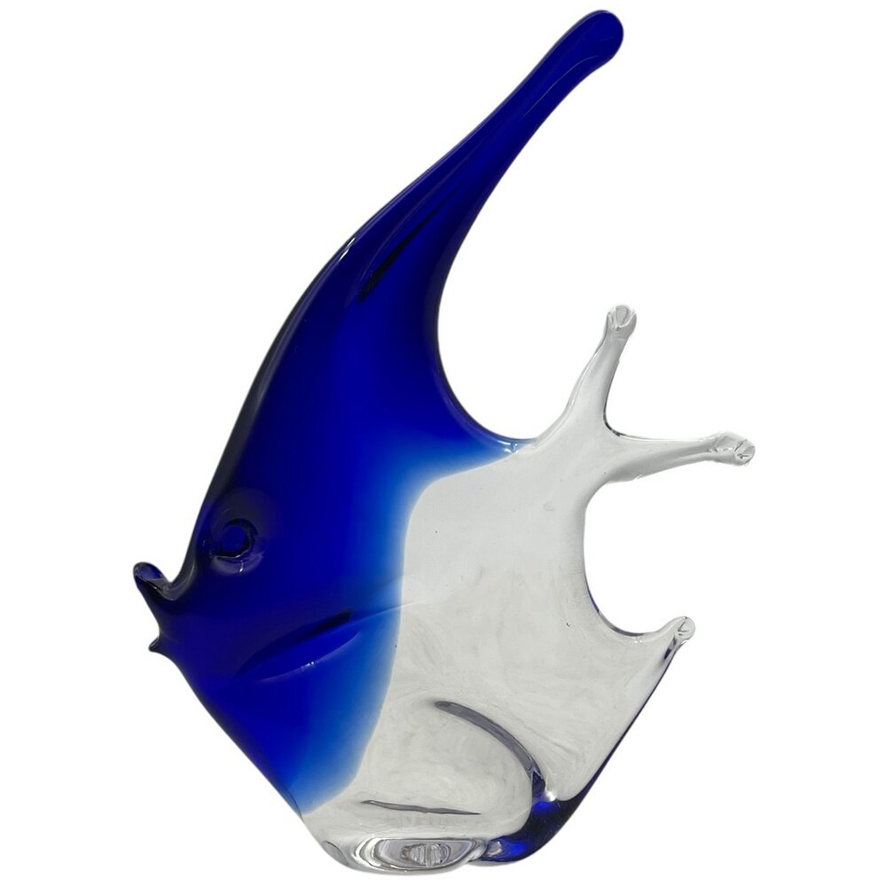 Рыба "Лунная" (фиолетовая), 16 см, стекло венецианское, 1990-2000 гг, Murano, Италия