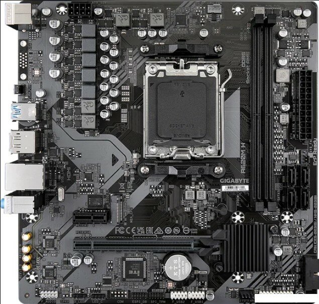 Материнская плата Gigabyte A620M H (rev. 1.0)
