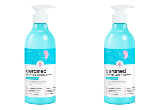 Крем-гель для умывания CERAMED, энзимный, 400 мл, 2 шт