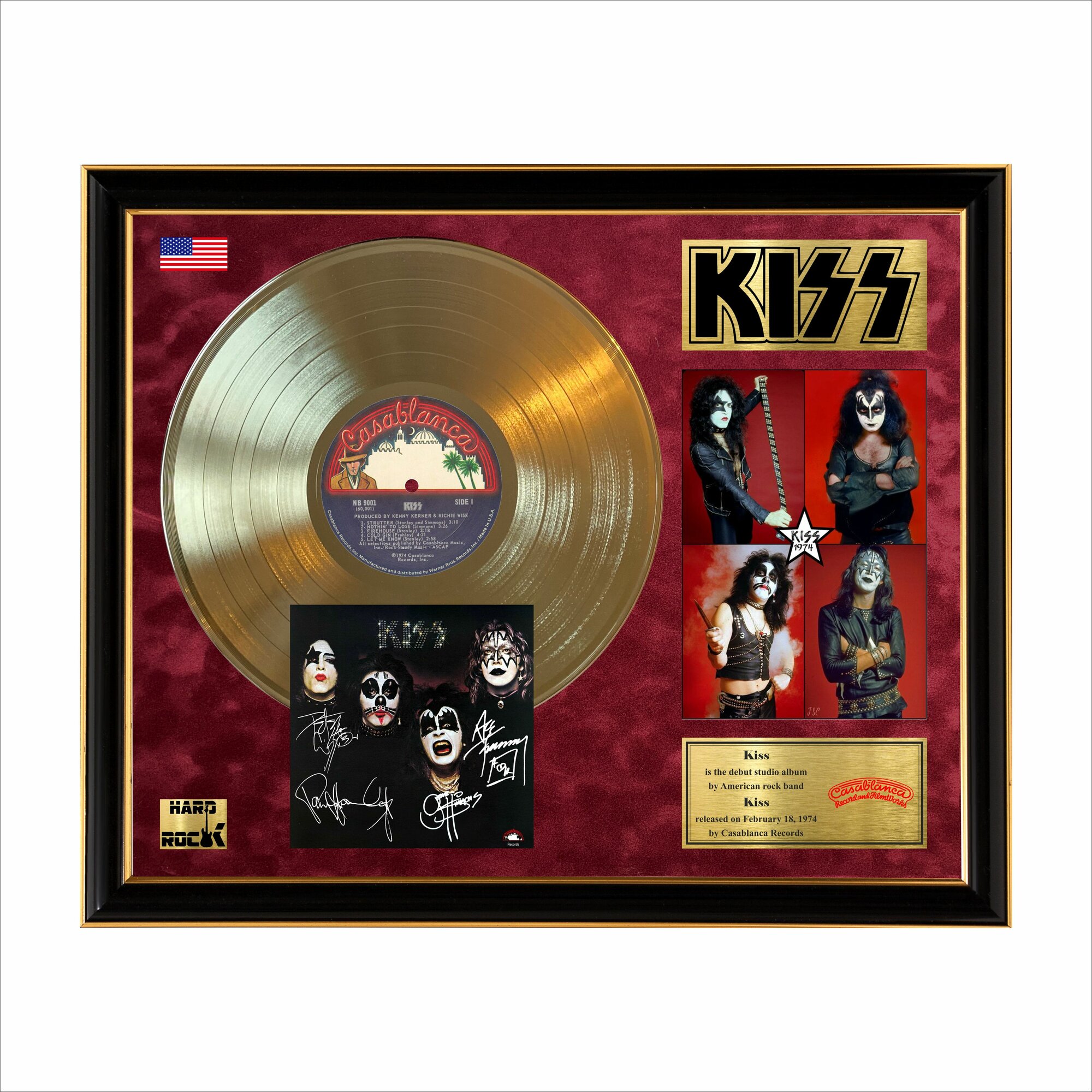 Kiss Золотая виниловая пластинка