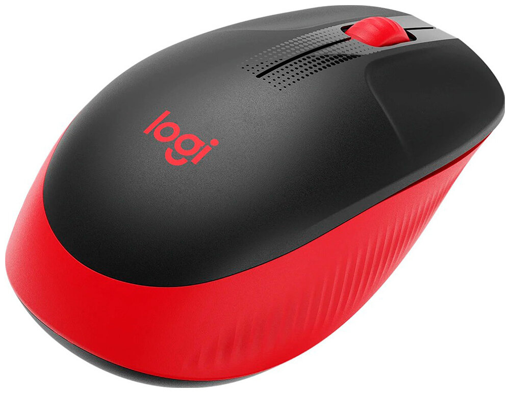 Мышь беспроводная Logitech M190, красный (910-005908)