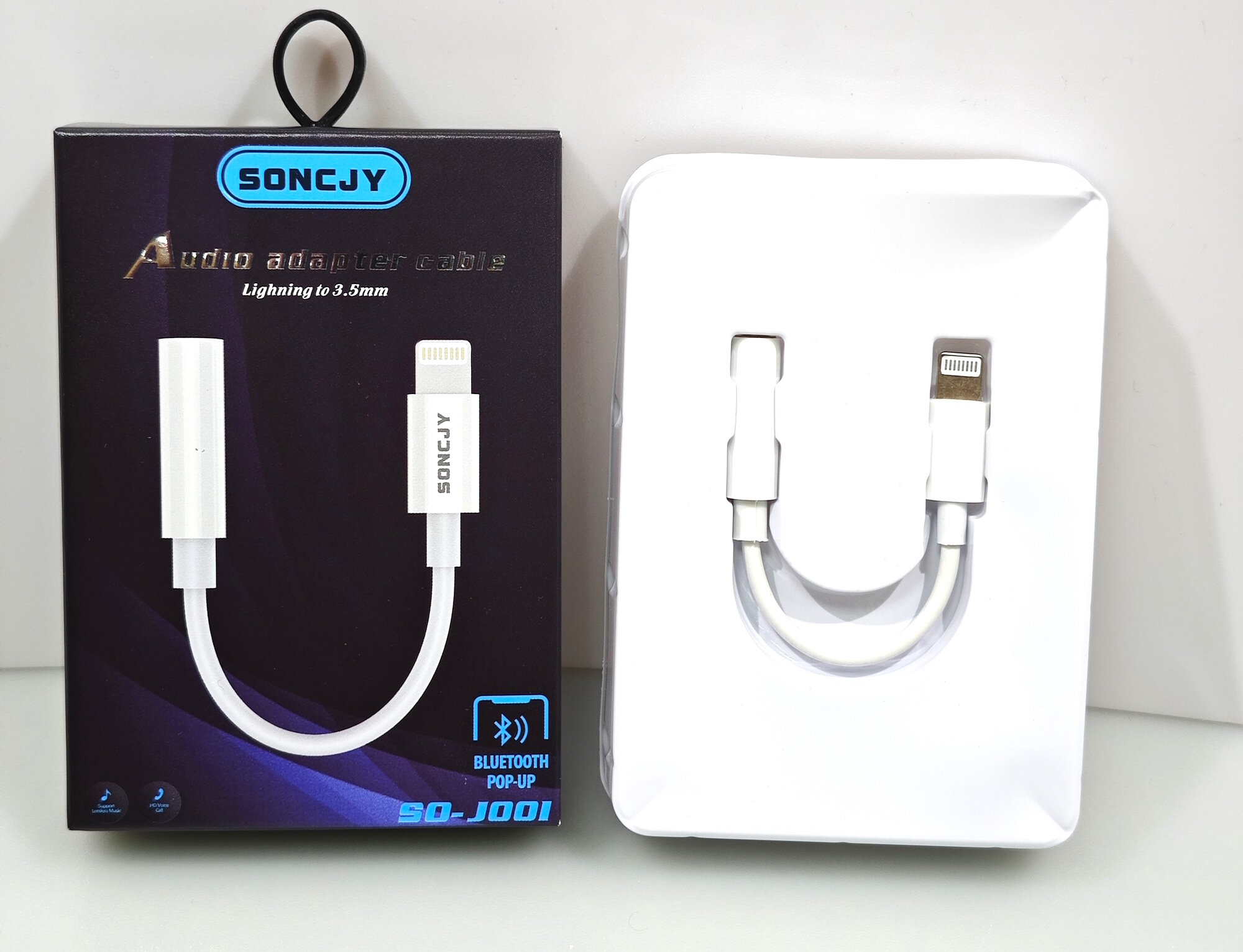 Переходник для iphone Soncjy Lightning -> разъем для наушников 3,5мм