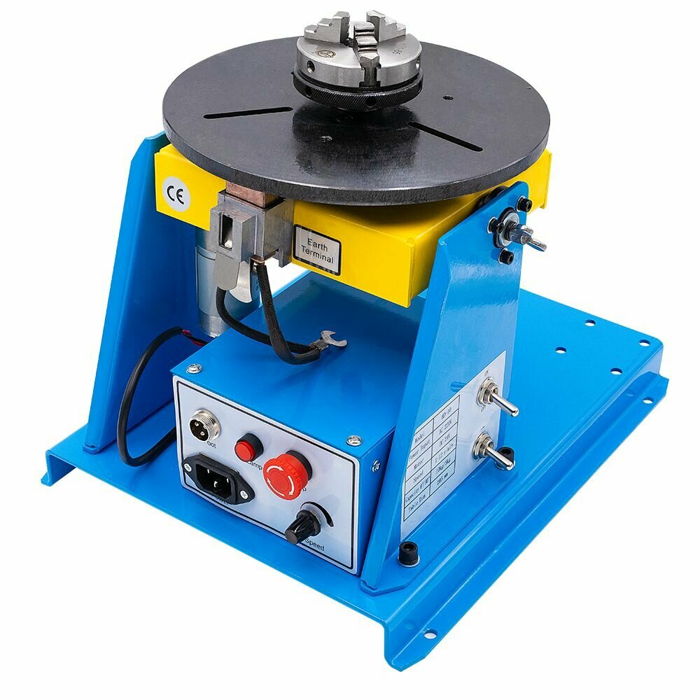 HD-10 10 кг 220 В сварочный позиционер поворотный стол с мини-патроном поворотный стол для сварки труб или круглых заготовок