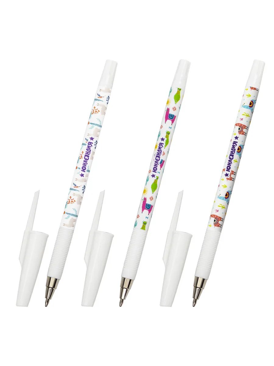 Ручка шариковая 0.35 мм синяя 6 шт.