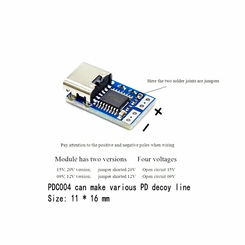 Type-C PD Decoy Module 9V PDC004-PD — фото 1
