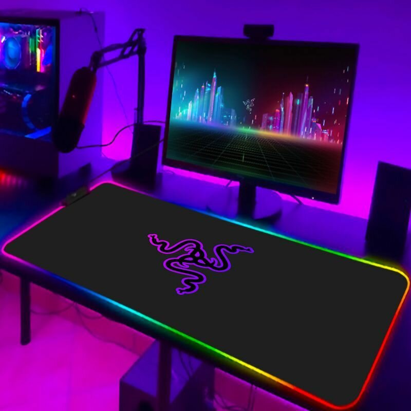 Коврик для мыши Razer "Speed + Control", с подсветкой, XXL, нескользящая основа