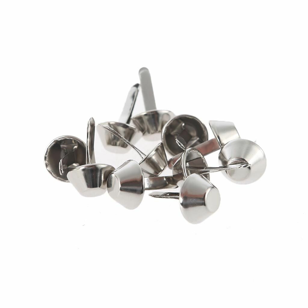 10 шт, металлические ножки, заклепки, шпильки с пирсингом для кошелька, сумки, поделки из кожи