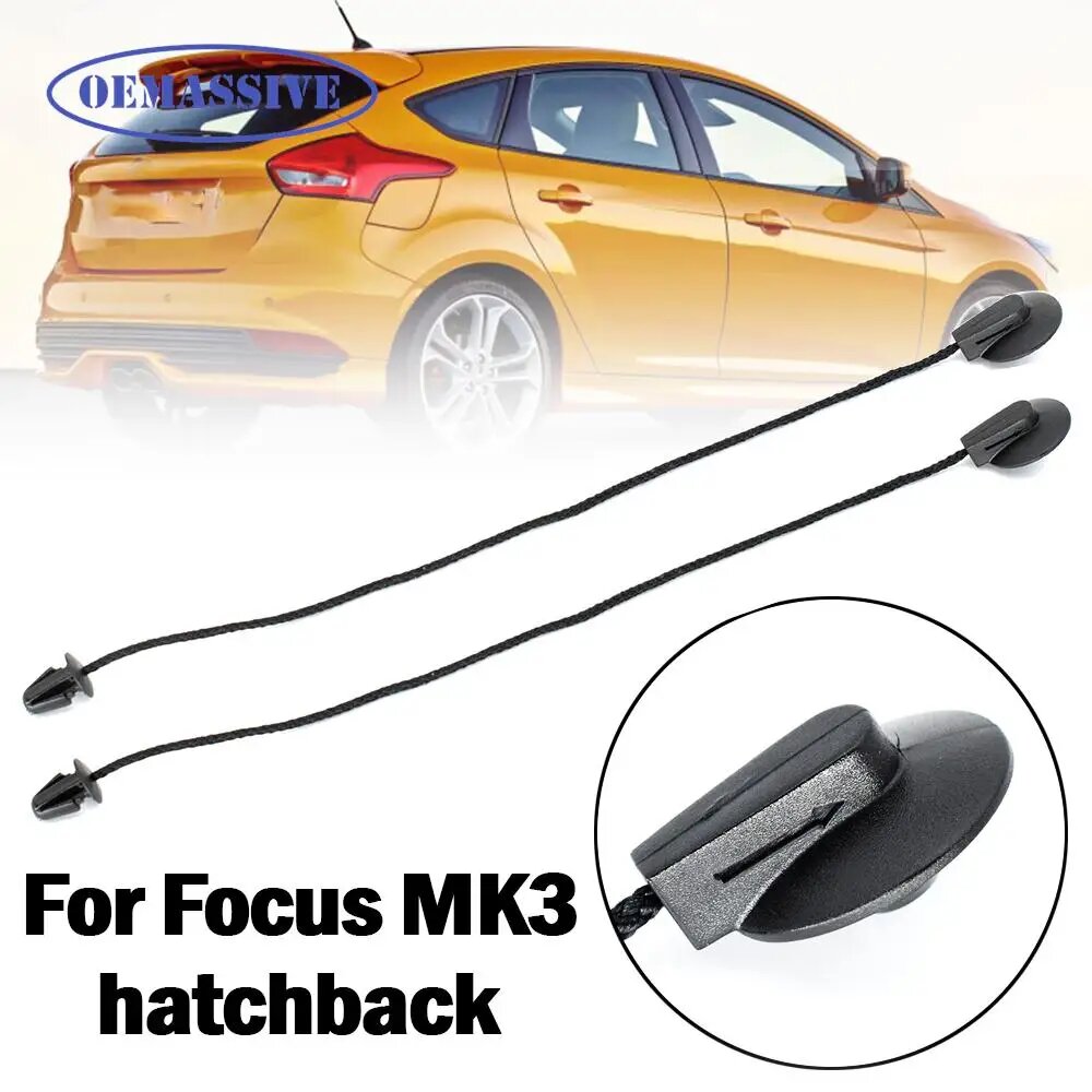 OEMASSIVE 2X для FORD FOCUS 3 люк MK3 2012 - 2018 задний багажник полка для посылки нагрузка Внутренняя крышка кузова подъемник Ремешок Зажим
