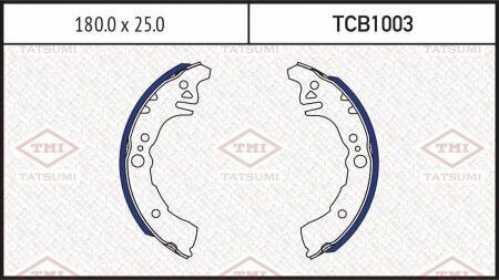 Колодки тормозные барабанные зад TMI TATSUMI TCB1003