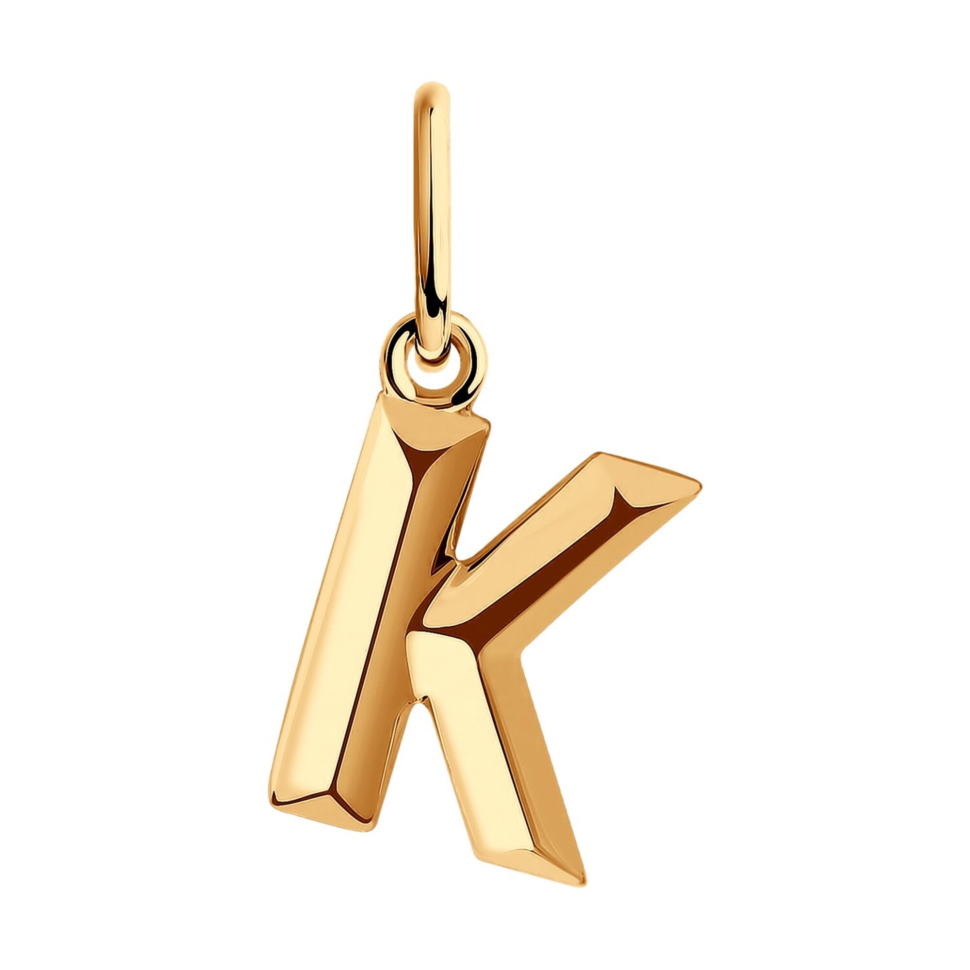 Подвеска, красное золото, 585 проба