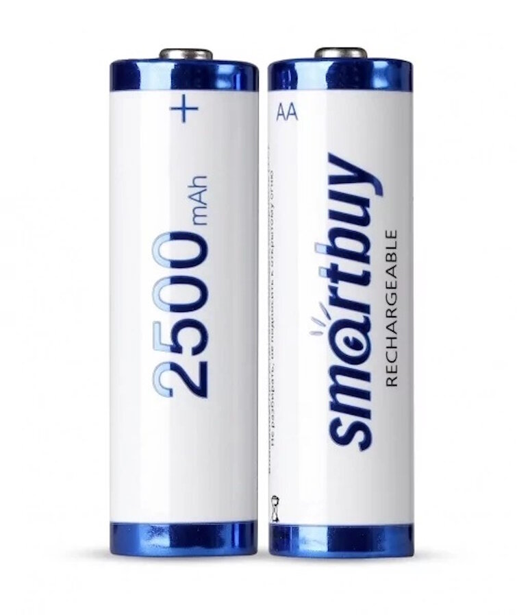 Аккумулятор Smartbuy 2500МНАА- 2 BL2 /24/240