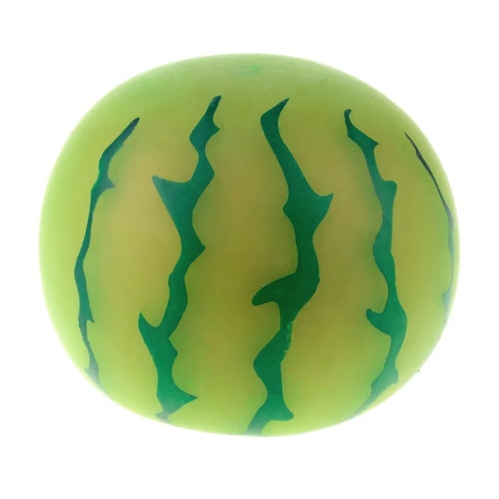 Игрушка-антистресс Крутой замес "Шар полосатый арбуз" 6 см, цвет зеленый, 3+ (Т22998)