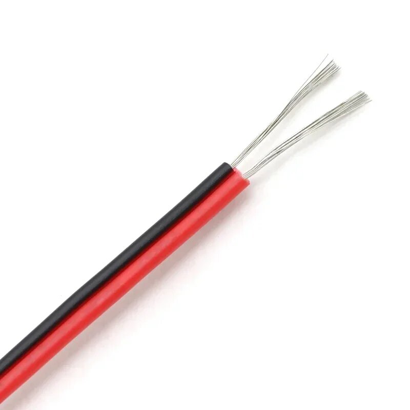 Электрический провод BigBigBear 2/3/4/5/6 Pin 18/20/22AWG для светодиодной ленты WS2812B RGB RGBW 5050 22AWG, 2pin, 1 meter