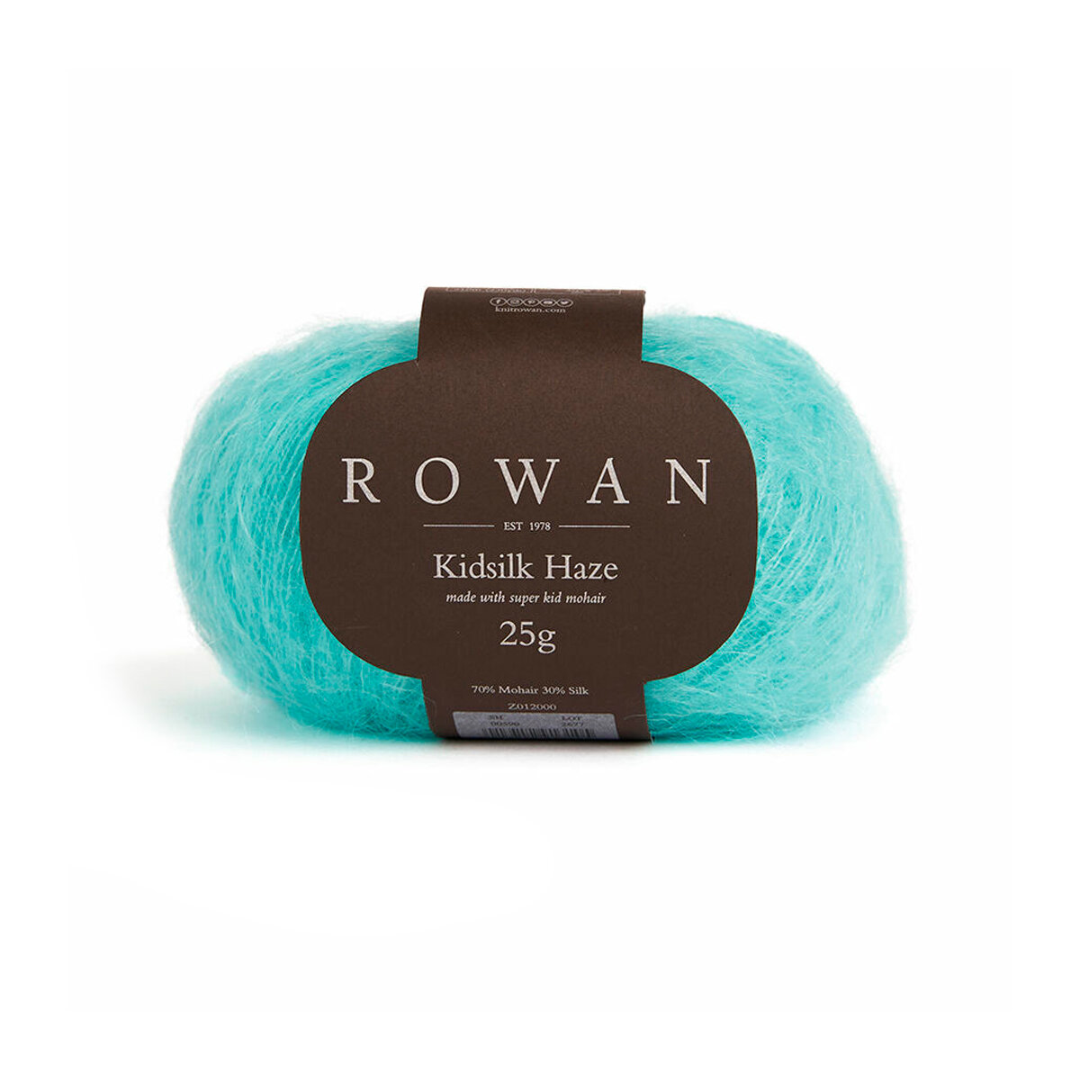 Kidsilk Haze /Кидсилк Хэйз/ пряжа Rowan, Z012000 (722, blue daisy (голубая ромашка), зеленый)