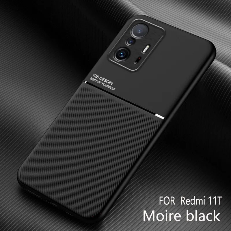 Чехол для Xiaomi Redmi 11T, черный, Moiré black