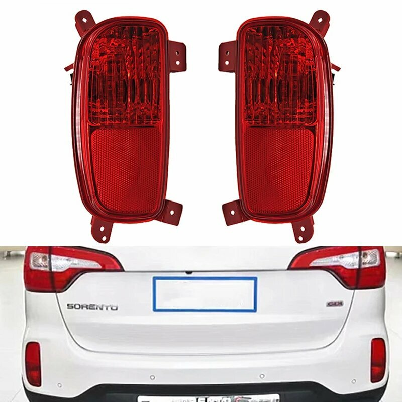 Красные задние фонари Kia Sorento 2013-2014, Left and Right