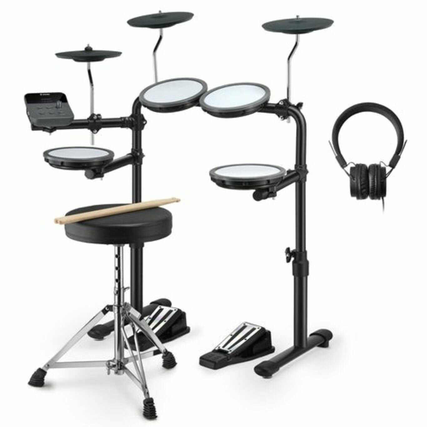 Электронная ударная установка DONNER DED-70 Electric Drum Set 5 Drums 3 Cymbals