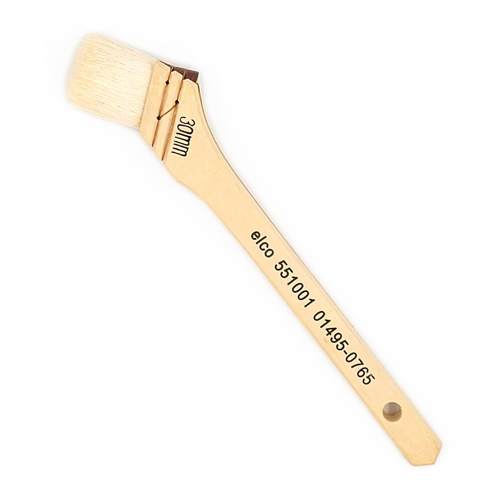 Кисть для батика по грунту, d 30, коза, плоская 63 №30, пр-во Германия