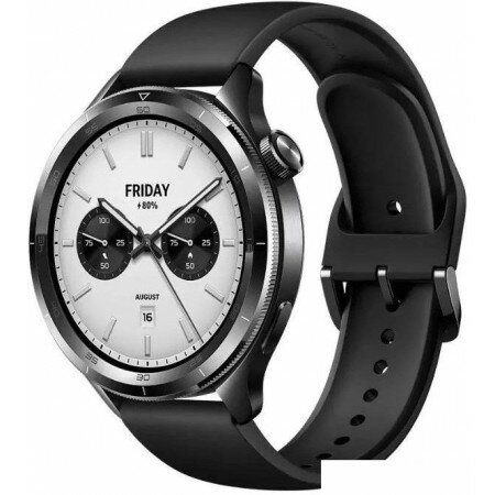 Умные часы Xiaomi Watch S4 (черный, международная версия), GPS, Bluetooth 5.3, корпус: металл